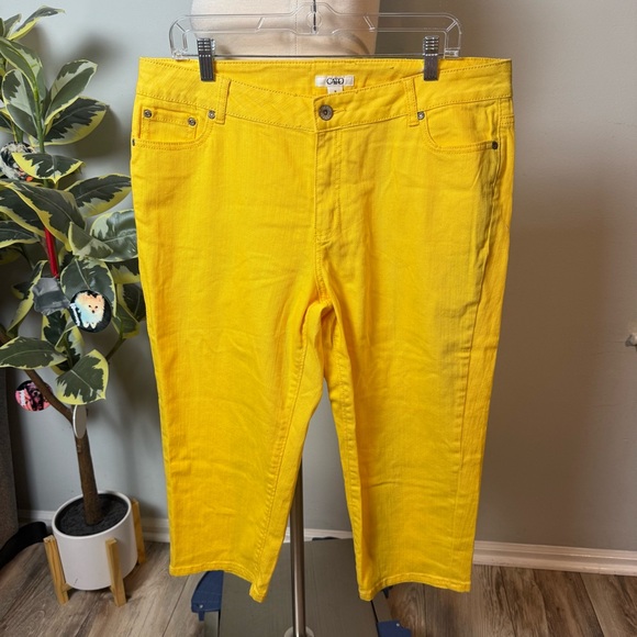 Cato | Jeans | Cato Sunny Yellow Jeans 6 | Poshmark